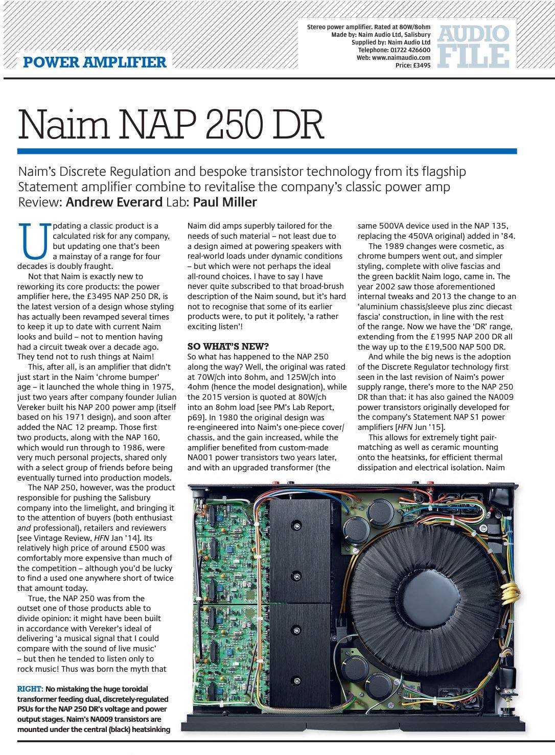 Naim NAP 250 Stereo Amplifier | Audio Exchange
