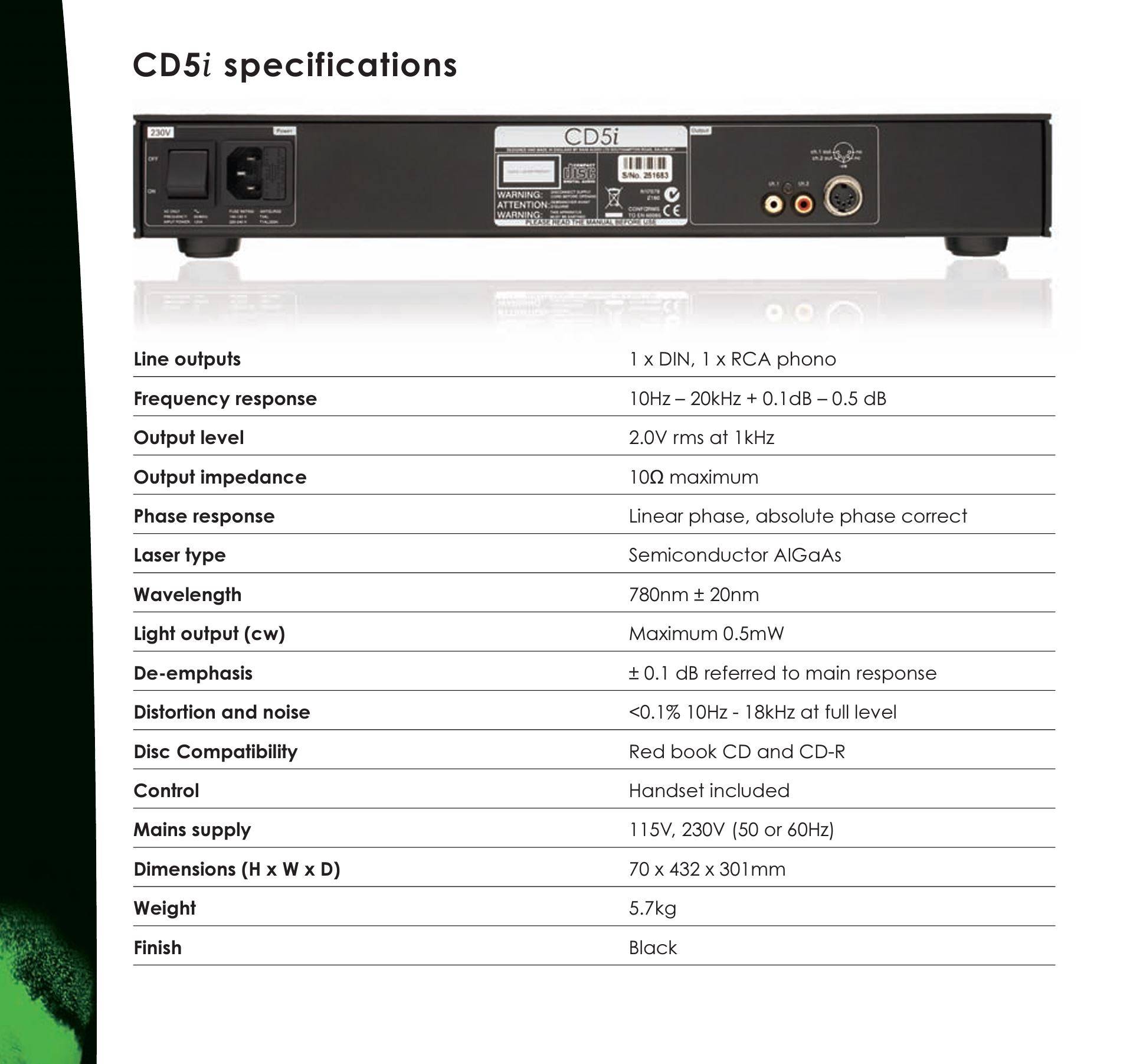 Naim CD5i CD Player - Audio Exchange